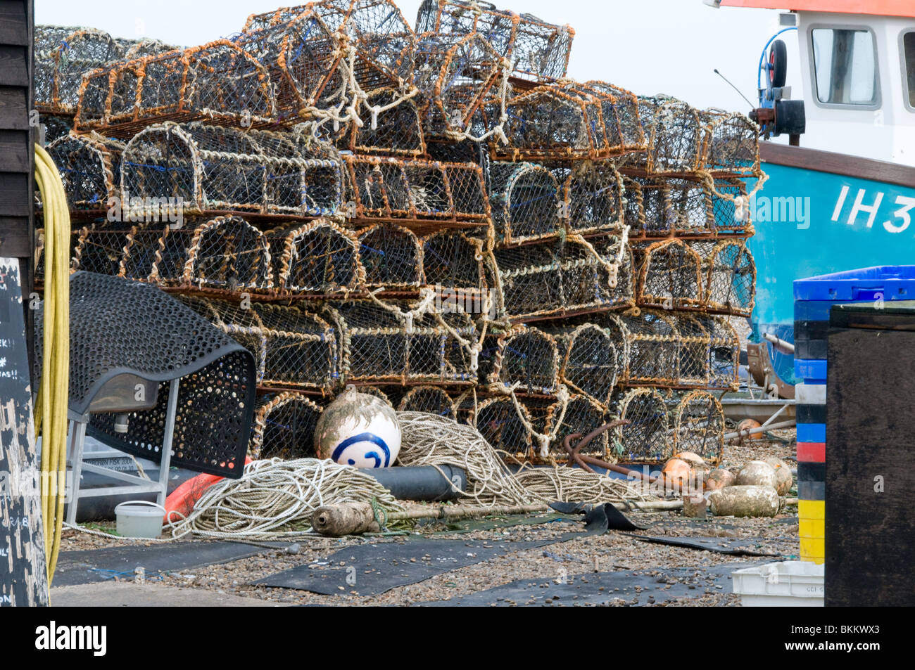Inshore lobster pot fishing hi-res stock photography and images - Alamy