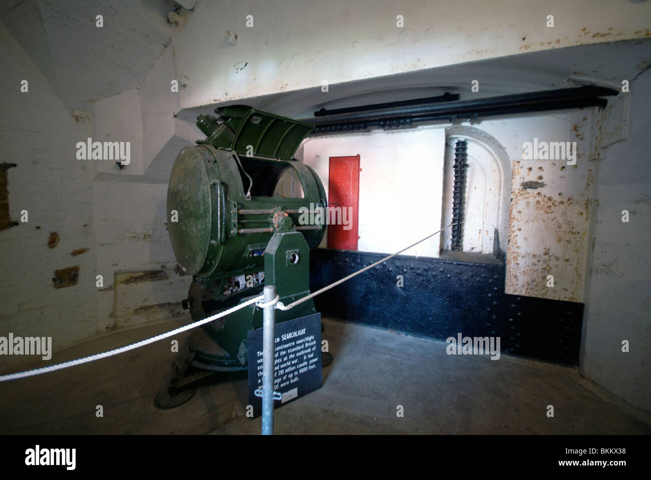 Hurst Castle Fort Hampshire UK National Trust Searchlight Stock Photo ...