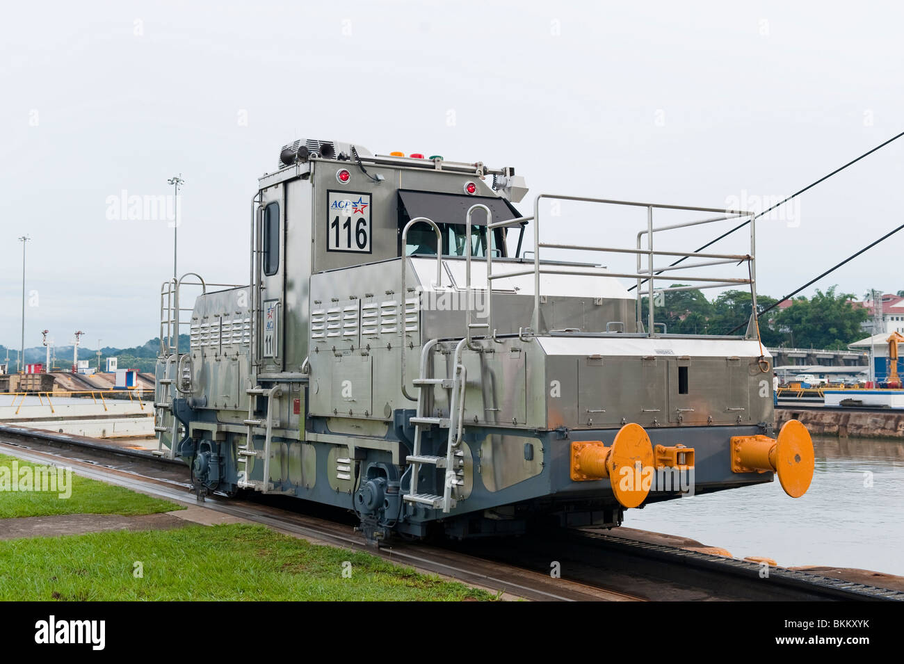 Panama Canal Locomotives otherwise Known as Mules that guide the ...
