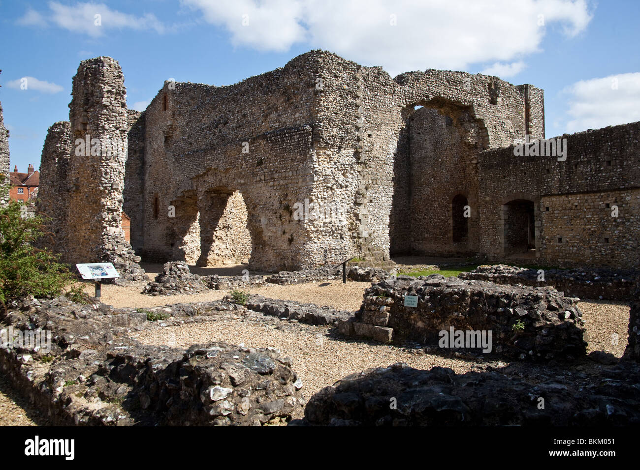 Wolvesey Castle, Winchester Hampshire, England Stock Photo - Alamy