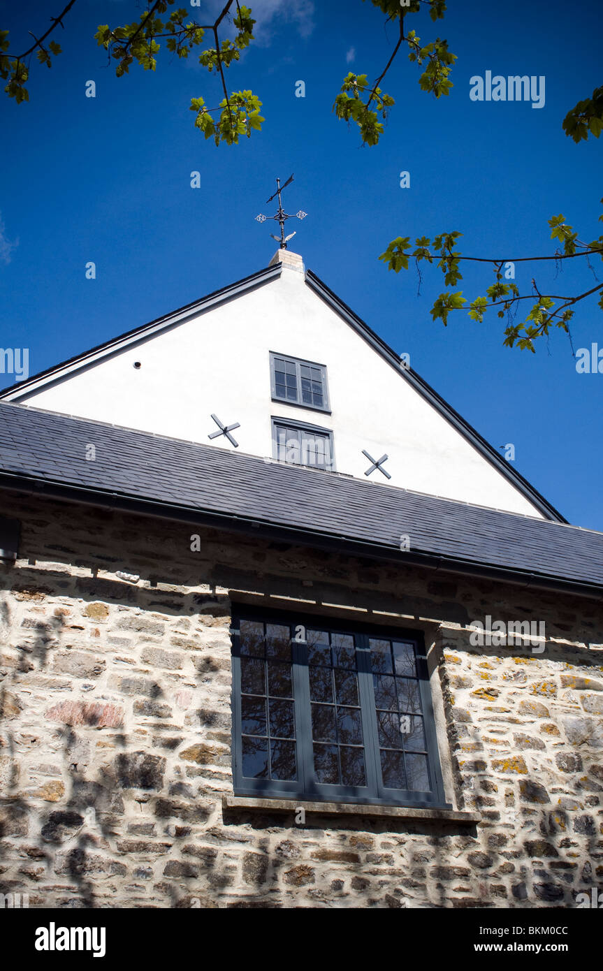 Mill gable at Staverton Stock Photo - Alamy