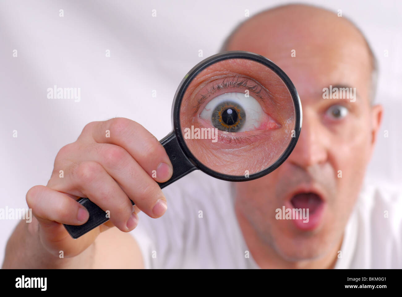 Eye Magnify Glass High Resolution Stock Photography and Images - Alamy