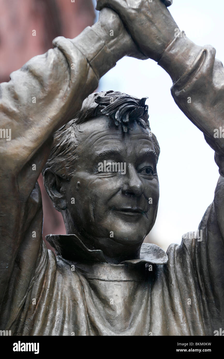 The statue of Brian Clough Nottingham Forests legendary Manager, now ...