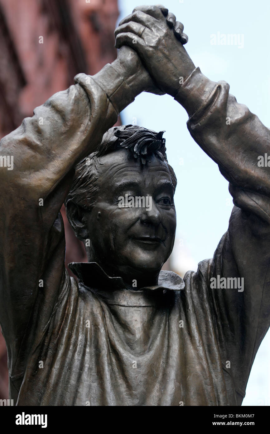 The statue of Brian Clough Nottingham Forests legendary Manager, now ...