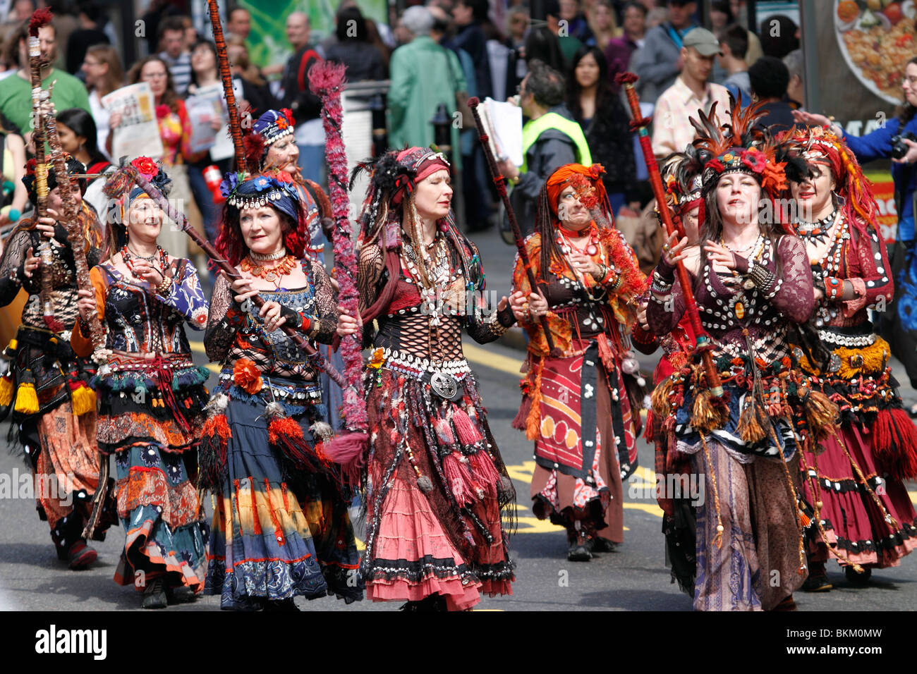 Urban Gypsies dancing Nottingham's Mayday Rally took place on Saturday ...
