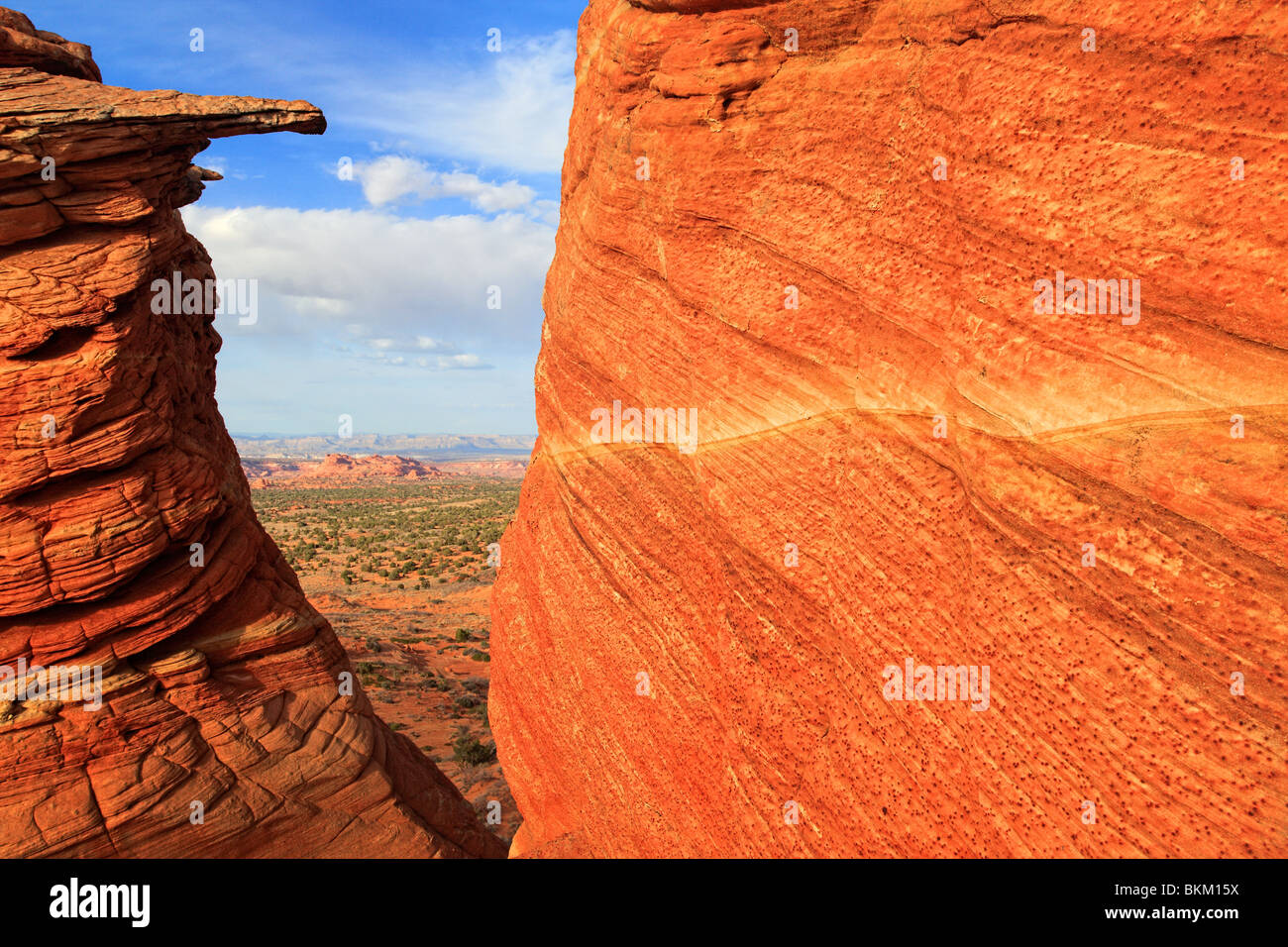 Rock window in the Vermilion Cliffs National Monument Stock Photo - Alamy