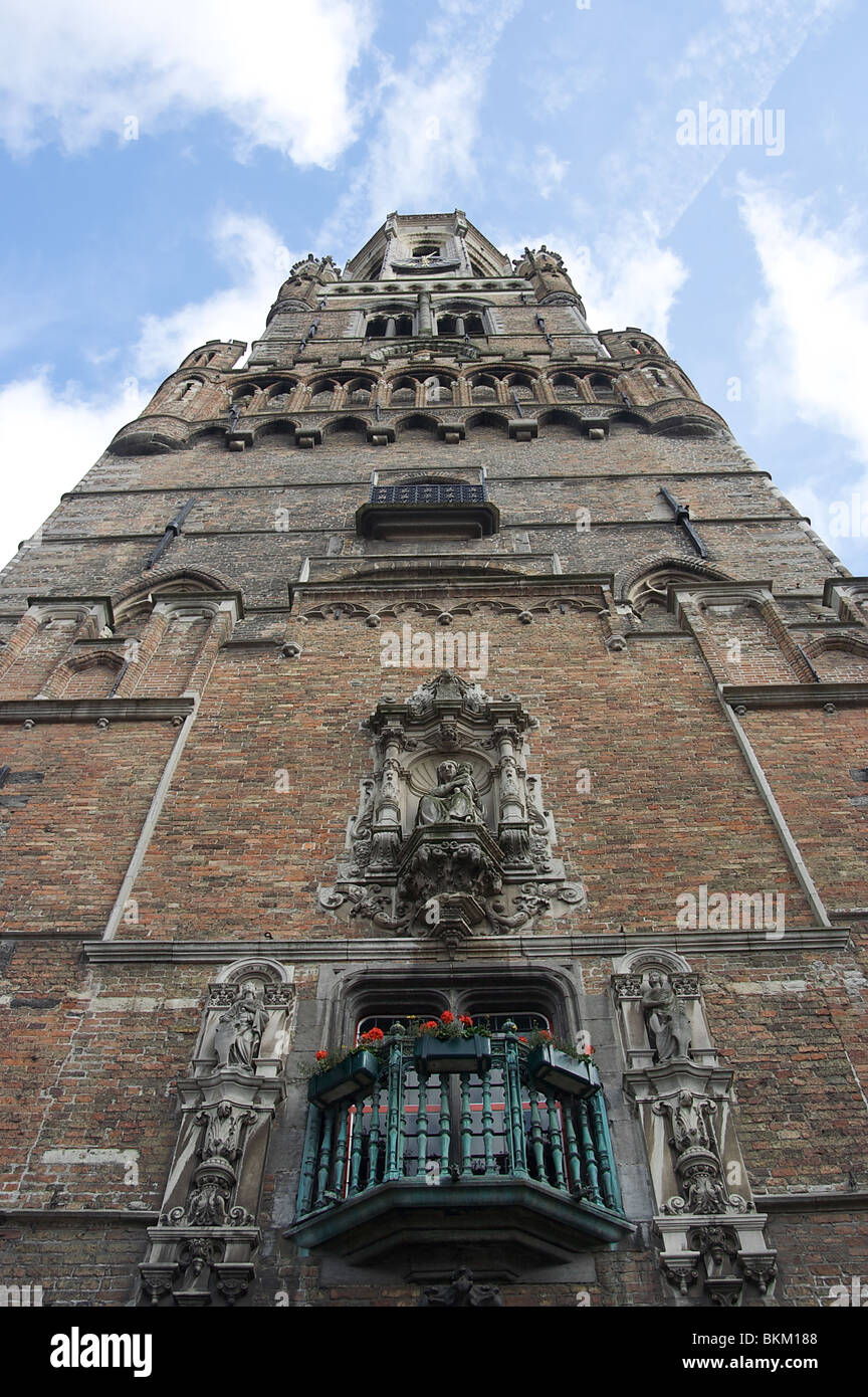 Belfry bruges medieval tower hi-res stock photography and images - Alamy