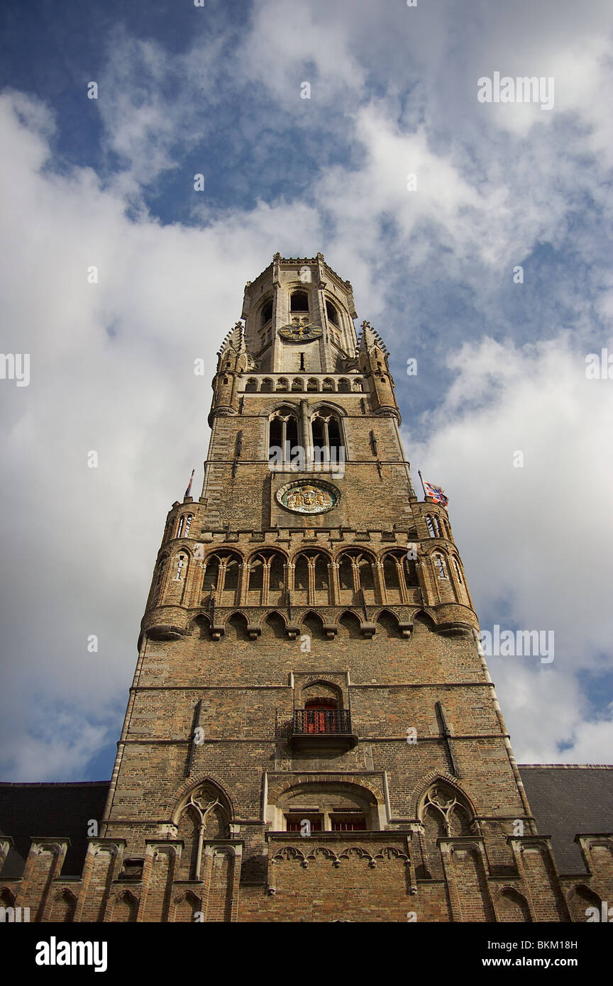The Belfry in Bruges, Belgium Stock Photo - Alamy