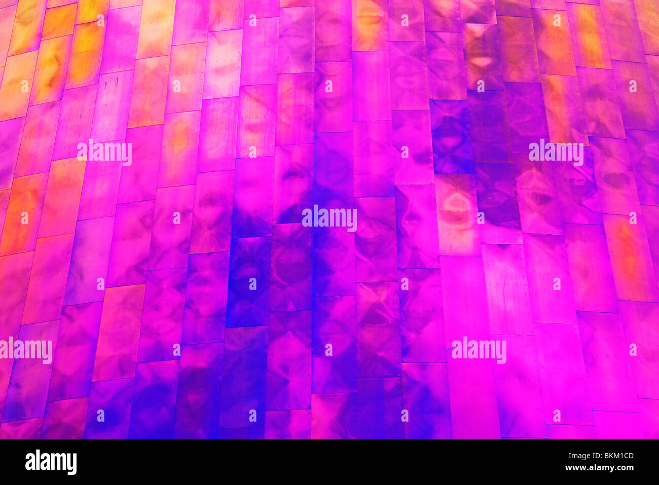side panels of Experience Music Project Stock Photo - Alamy