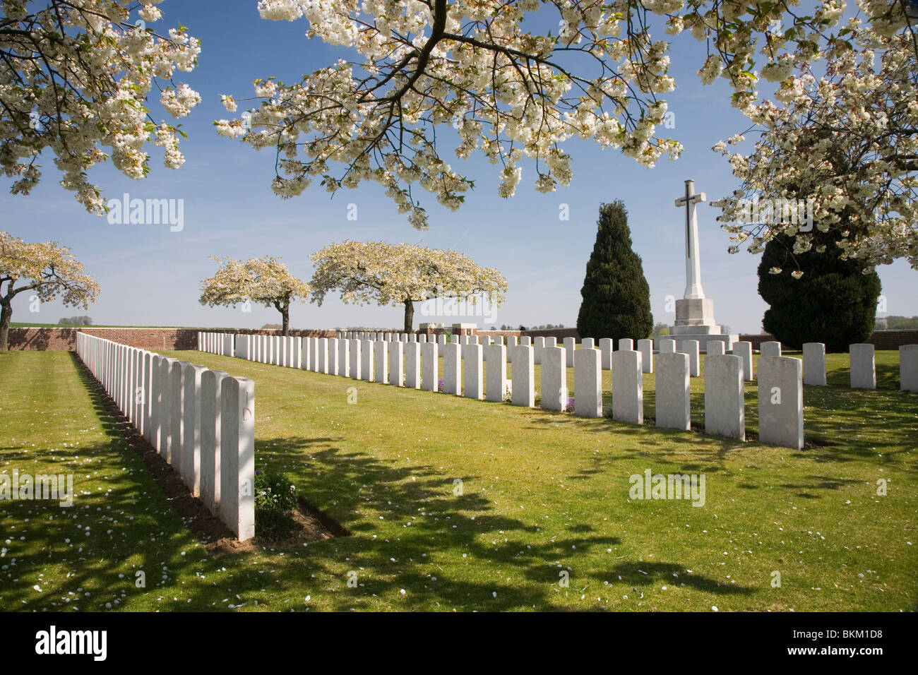 Fricourt New Military Cemetery, near Fricourt, France Stock Photo - Alamy
