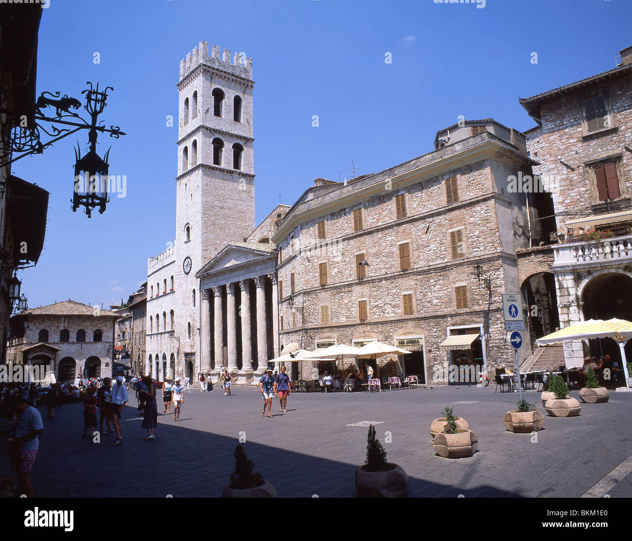 Santa Maria Sopra Minerva Church, Piazza Del Comune, Assisi, Province ...