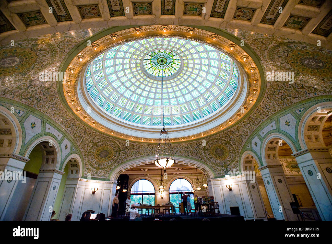 Preston Bradley Hall of the Chicago Cultural Center in Chicago ...