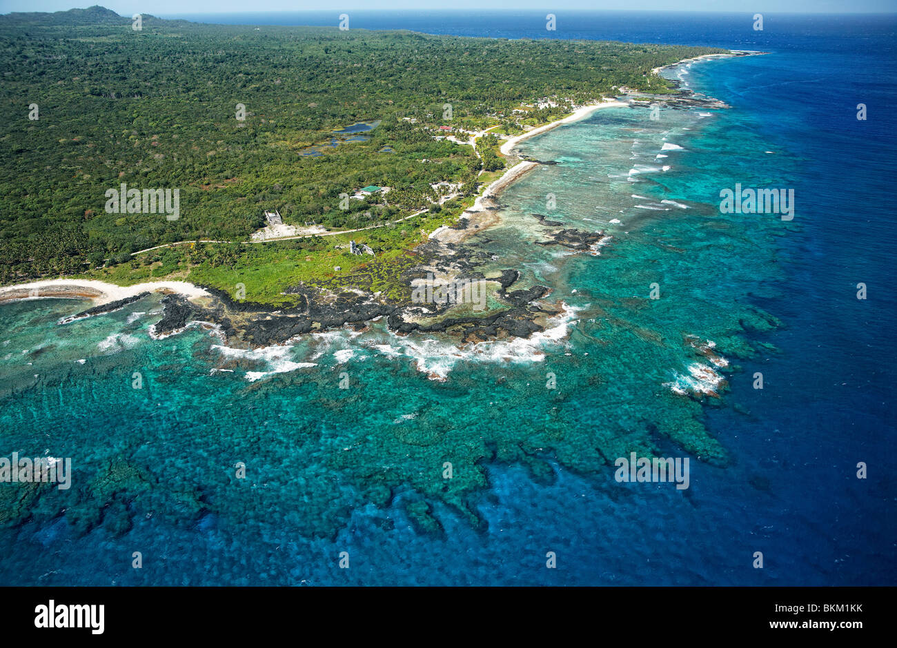 Samoa aerial view hi-res stock photography and images - Alamy