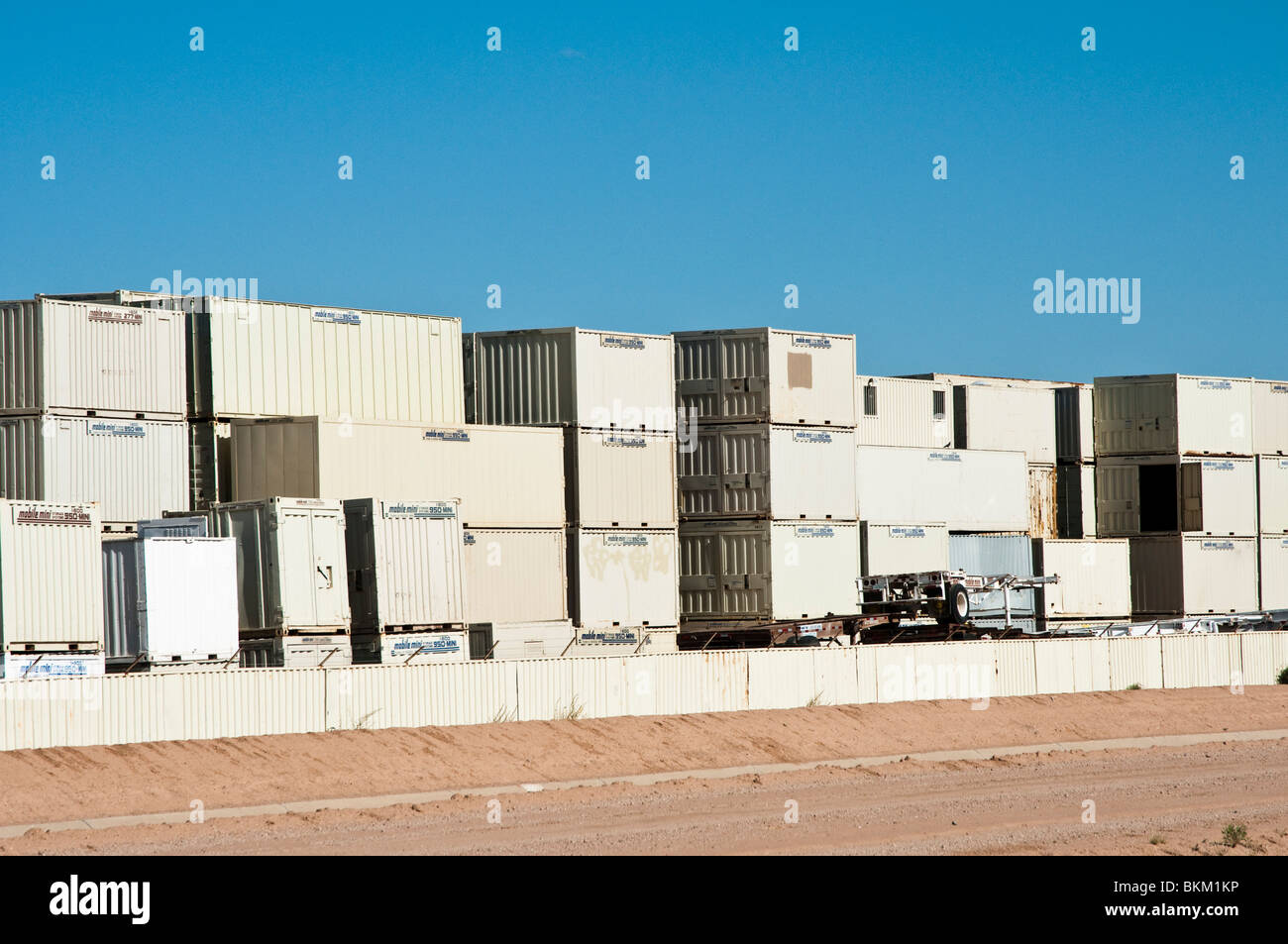 portable storage containers stockpiled for future use Stock Photo - Alamy