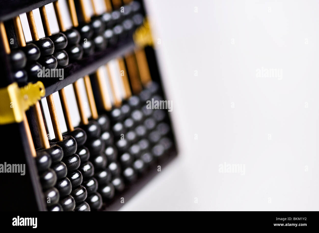 Old vintage wooden abacus on white background Stock Photo - Alamy