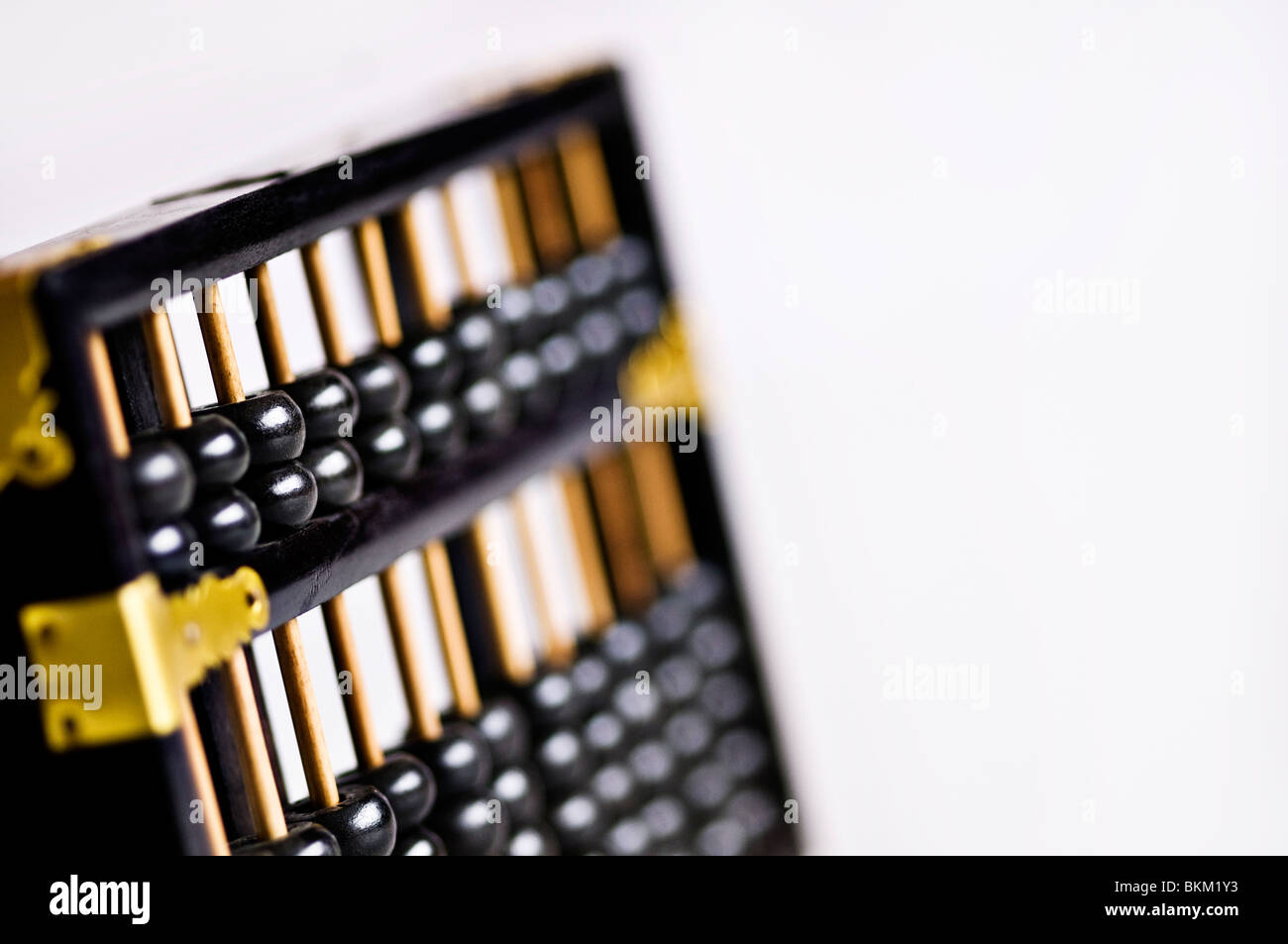 Old vintage wooden abacus on white background Stock Photo - Alamy