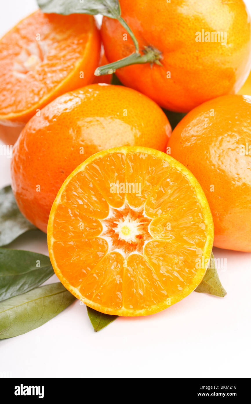 fresh mandarin fruits Stock Photo - Alamy
