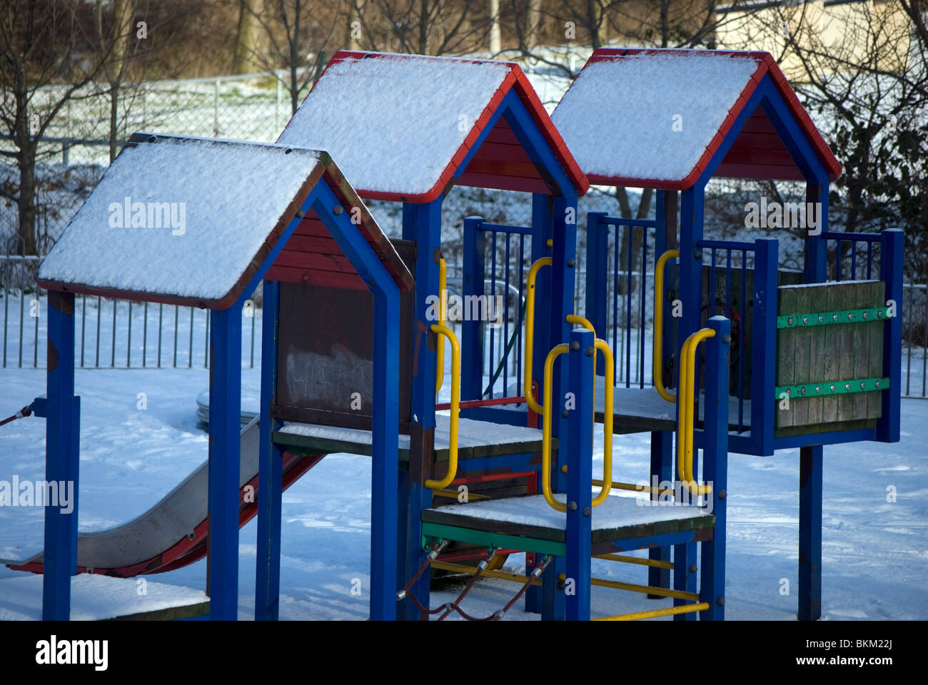 Colourful childrens playpark hi-res stock photography and images - Alamy
