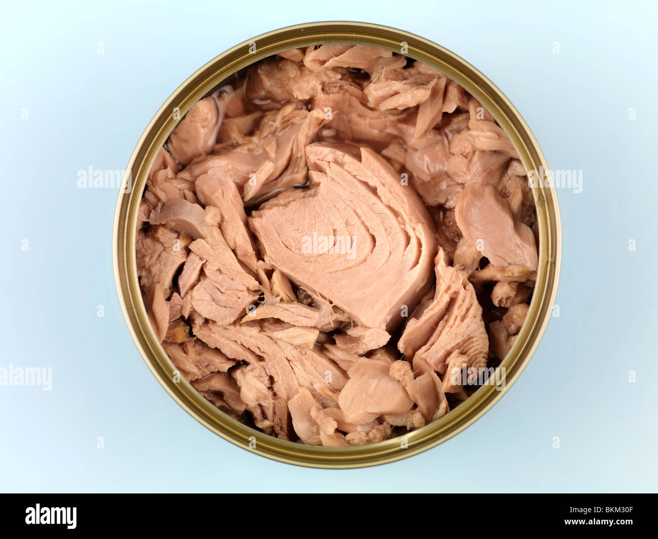 Cans of Tuna isolated on a wooden kitchen bench Stock Photo - Alamy