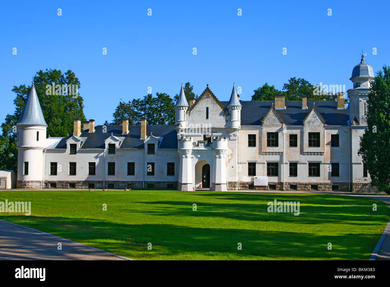 Alatskivi Castle in Estonia. Architecture of Alatskivi Castle was the ...