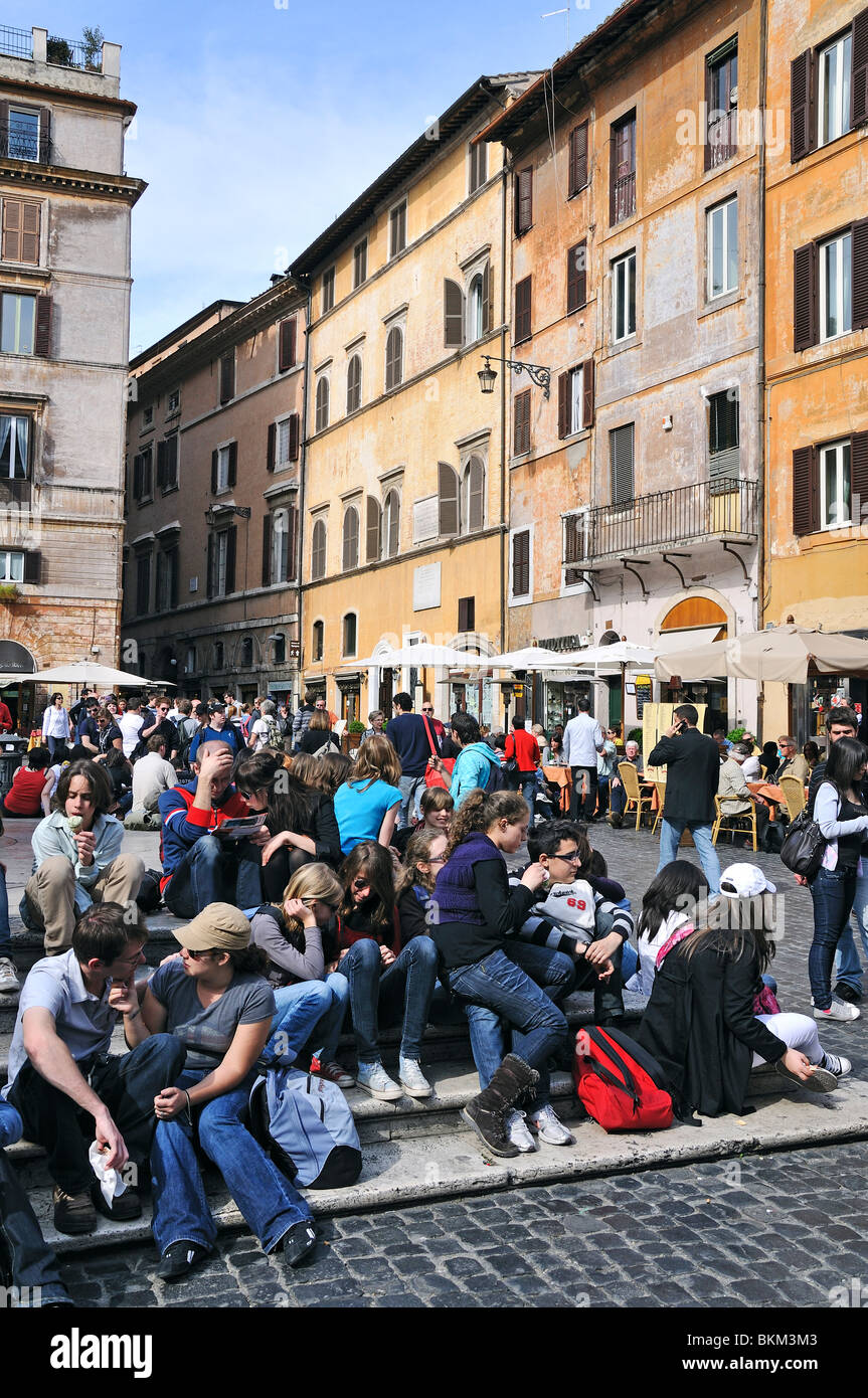 Piazza della rotonda rome hi-res stock photography and images - Alamy