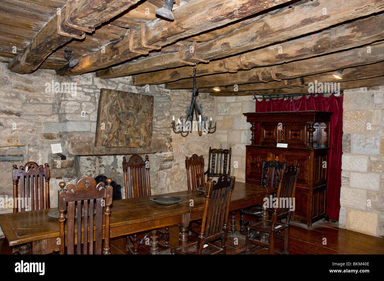 Interior Provan's Lordship Oldest House in Glasgow City of Glasgow ...