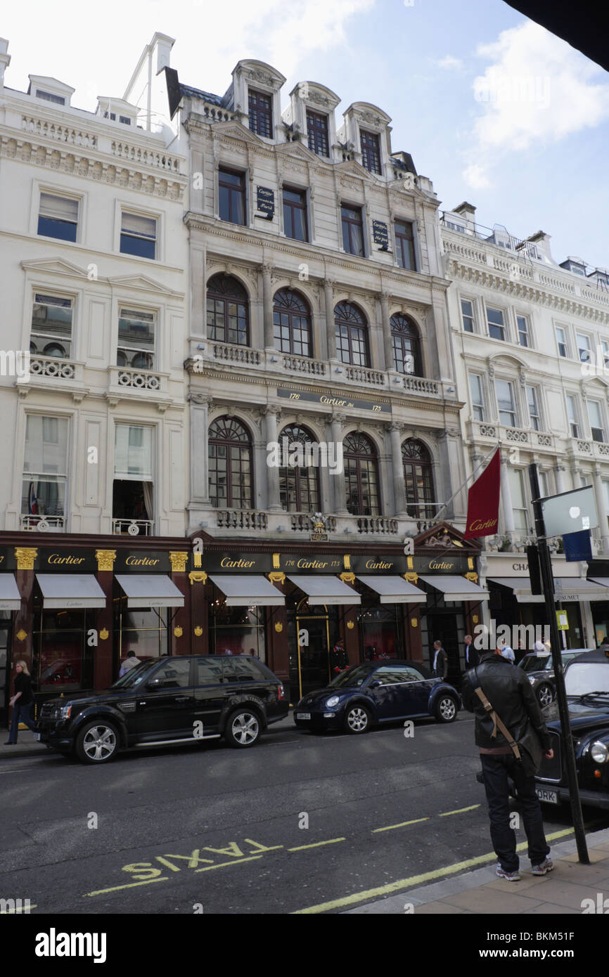 Cartier's flagship store in New Bond Street, London Stock Photo - Alamy