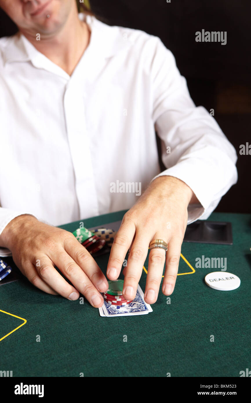Gamblers around a green table hi-res stock photography and images - Alamy