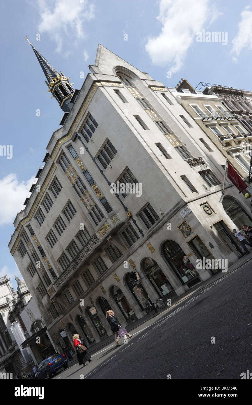 The Atkinsons Building, situated on the corner of Old Bond Street and ...