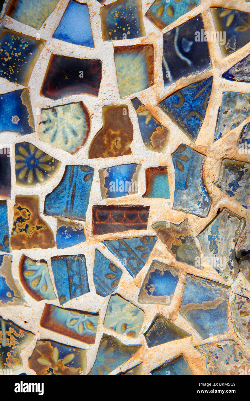 Colorful broken mosaic tile background Stock Photo - Alamy