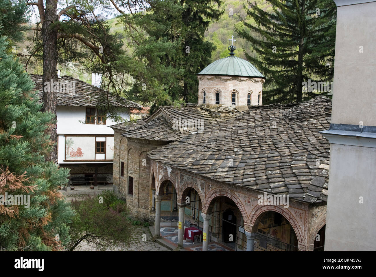Troyan Monastery, “Assumption of Virgin Mary”, famous for its interior ...