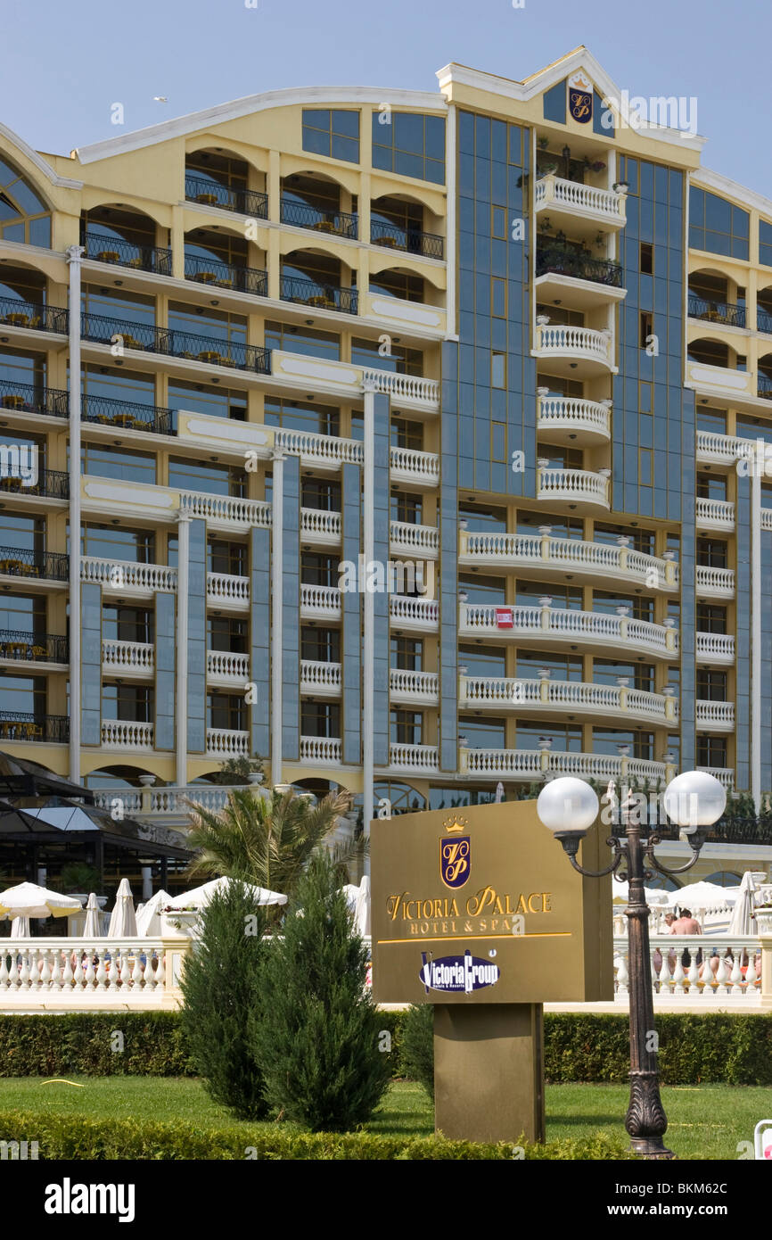 Sunny beach, (Slunchev Bryag), Black Sea, Balkan peninsula, Bulgaria ...