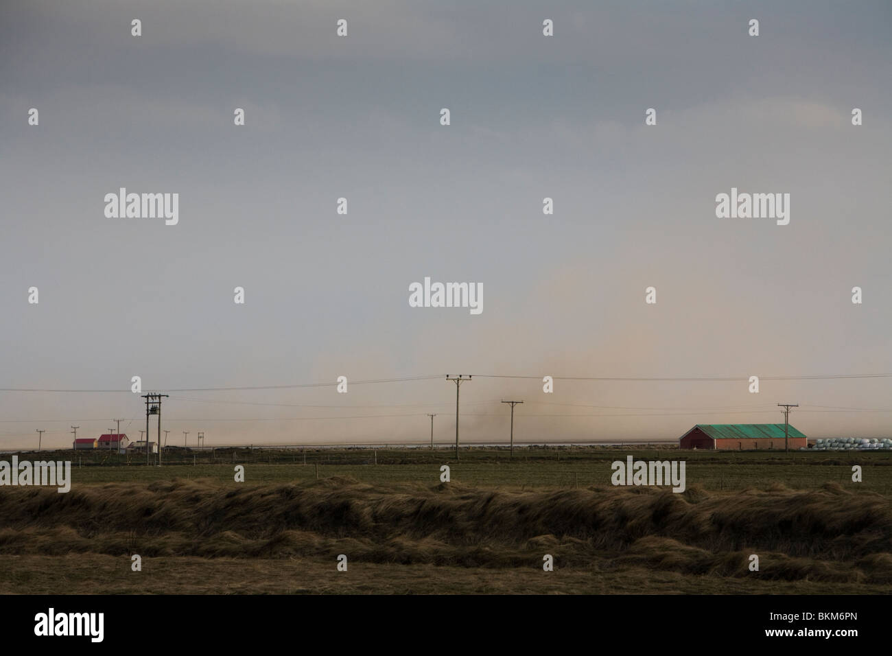 Farm that got hit by volcanic ash from the volcanic eruption in ...
