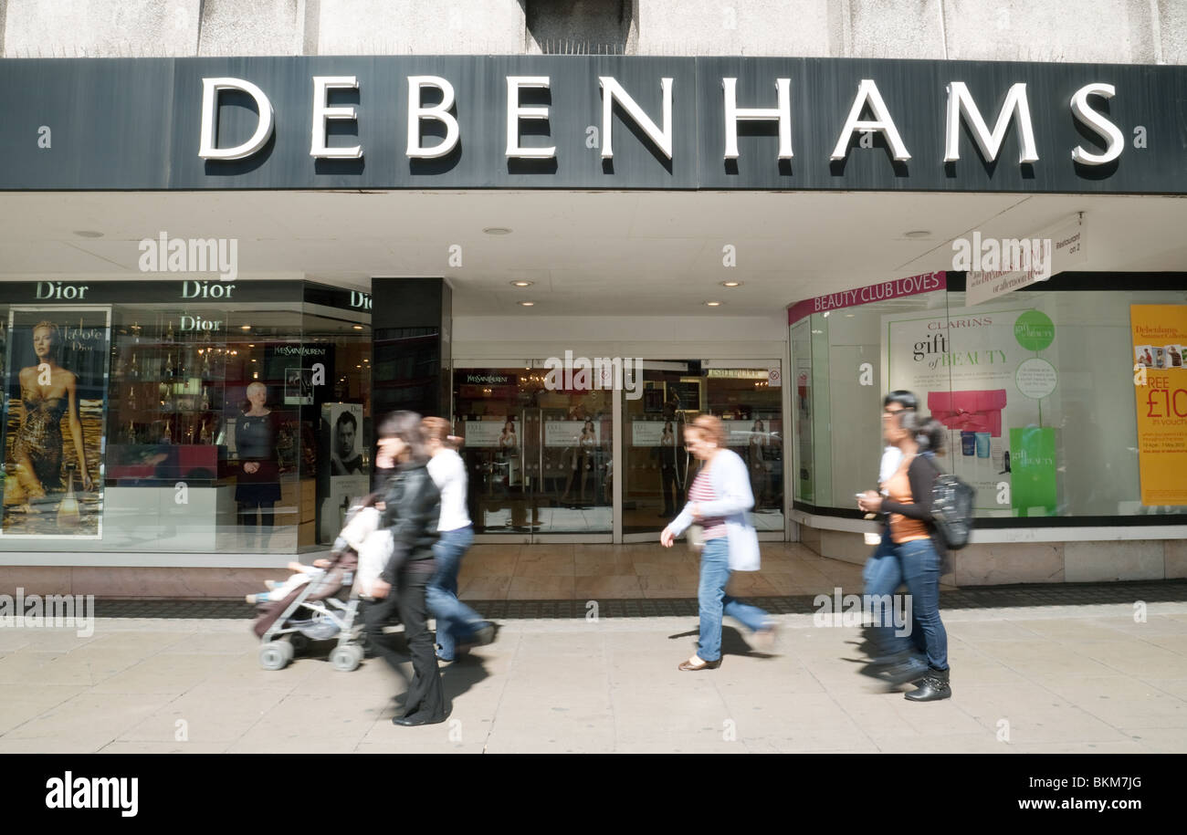 Debenhams department store, Oxford Street, London, UK Stock Photo - Alamy