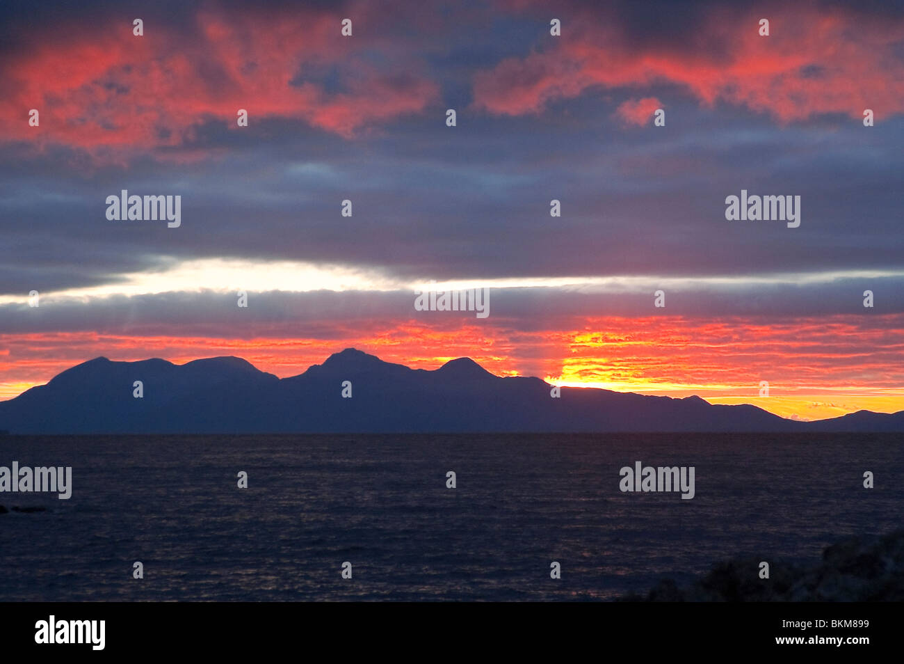 South rum sunset hi-res stock photography and images - Alamy