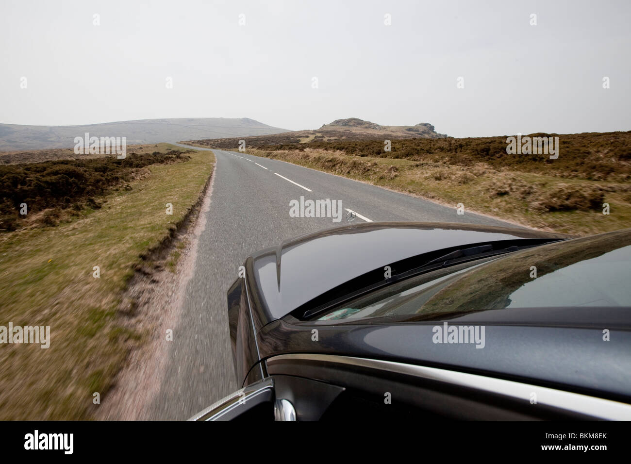 Car moving on the road Stock Photo - Alamy