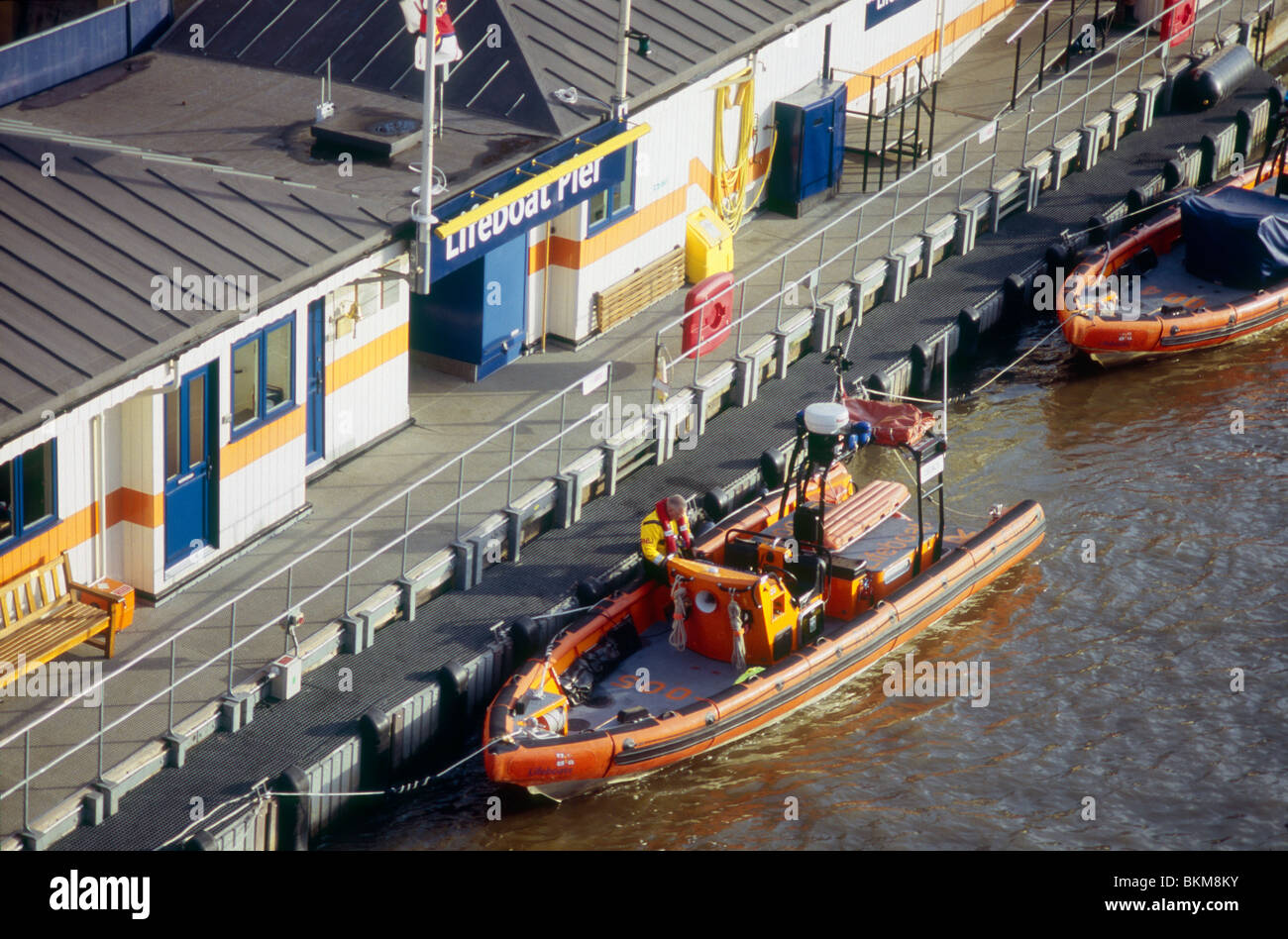 Lifeboat on river thames hi-res stock photography and images - Alamy