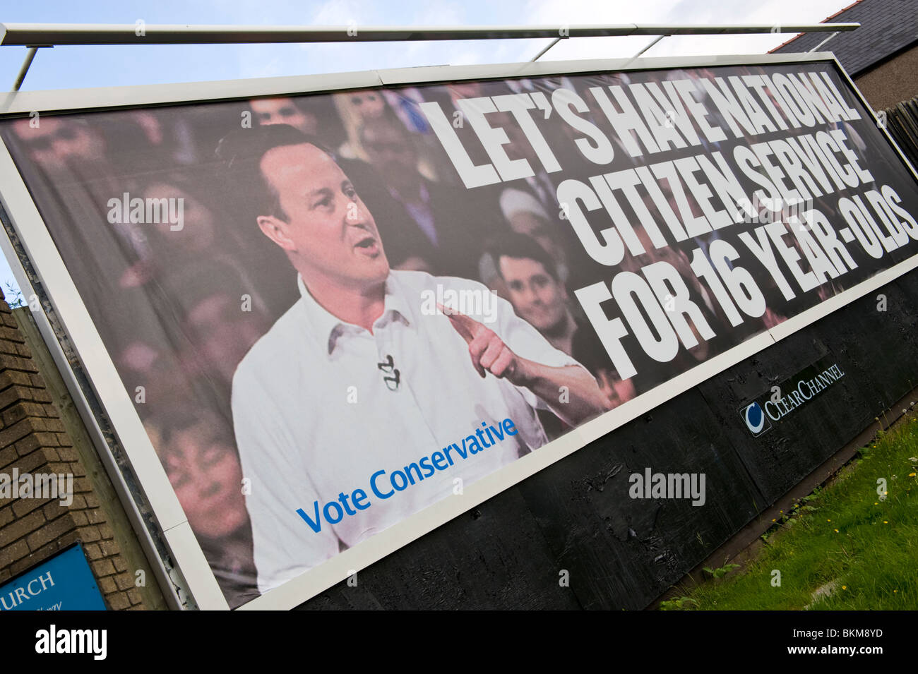 Conservative Party 2010 General Election billboard featuring David ...