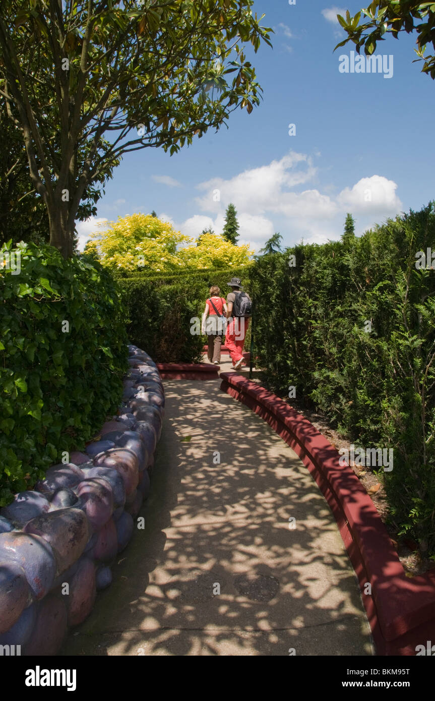 Paris, France, Theme Parks, Disneyland Paris, Maze Garden, Foot Pathway ...