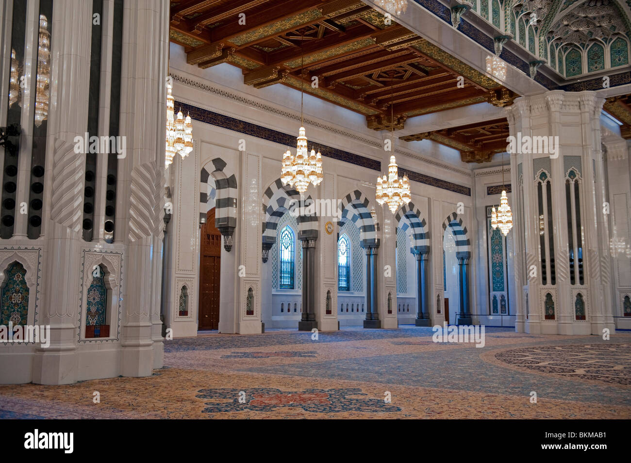 Inside main prayer hall in hi-res stock photography and images - Alamy