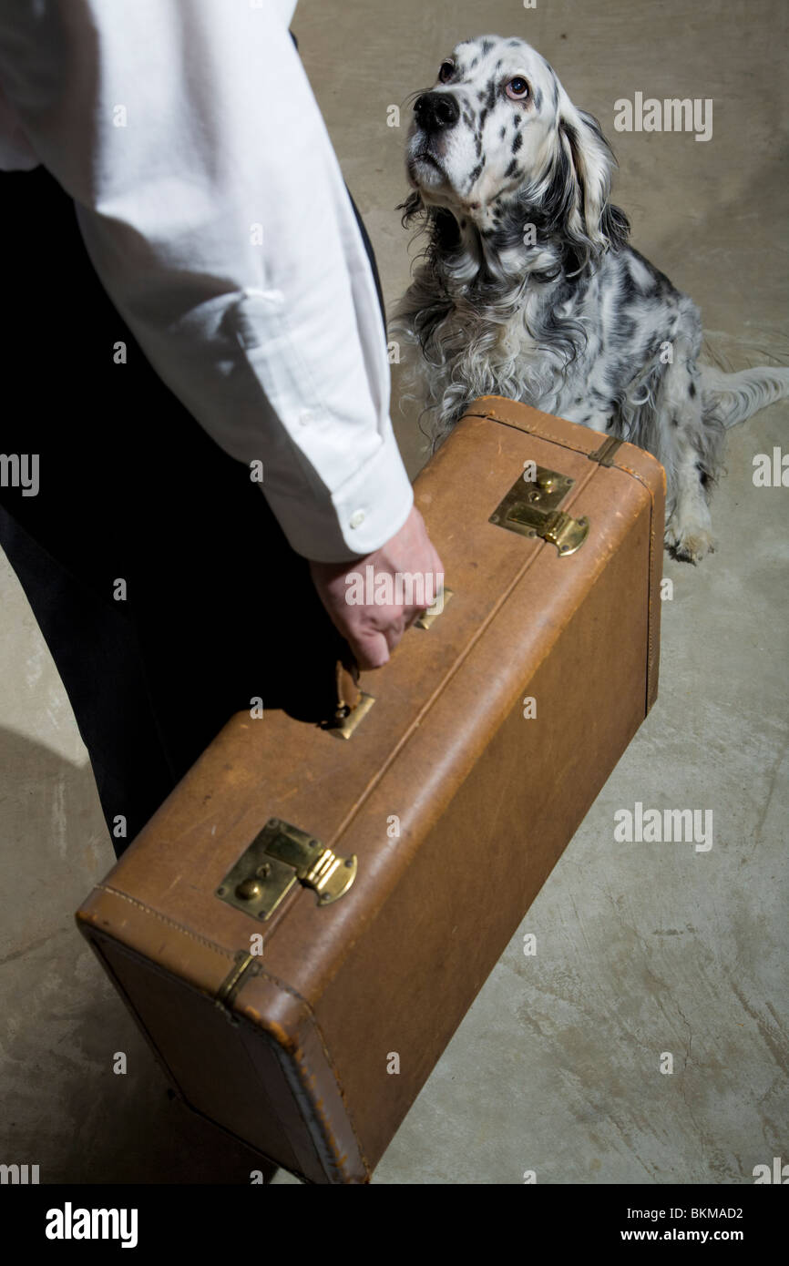 Sad man dog hi-res stock photography and images - Alamy