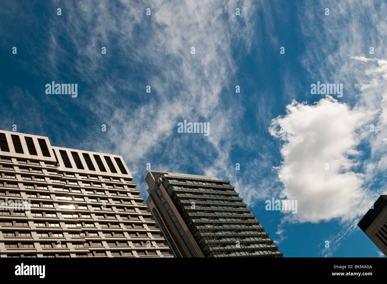 High rise buildings and sky, Sydney, Australia Stock Photo - Alamy