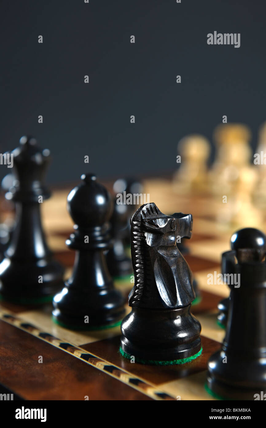 Black chessboard hi-res stock photography and images - Alamy