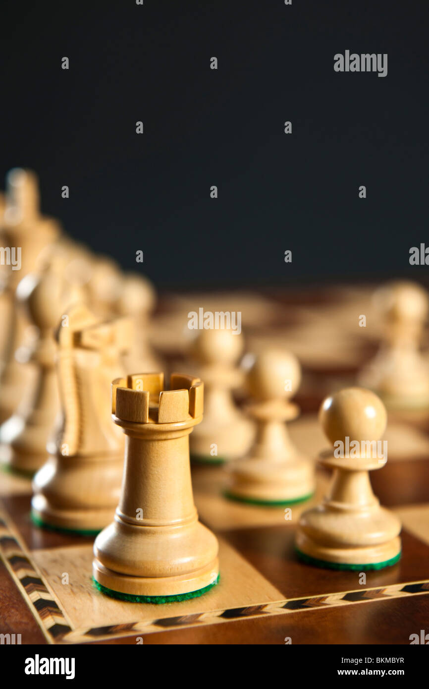 White chess hi-res stock photography and images - Alamy