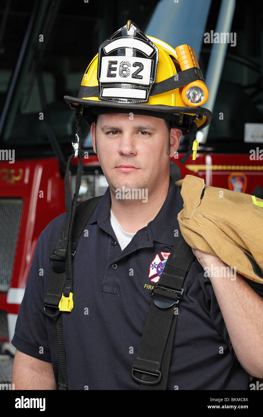 Fire engine fire truck fire fighter fireman hi-res stock photography ...