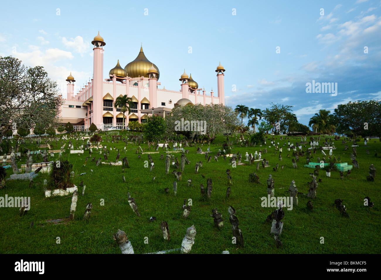 The old Sarawak State Mosque also known as the Kuching Mosque. Kuching ...