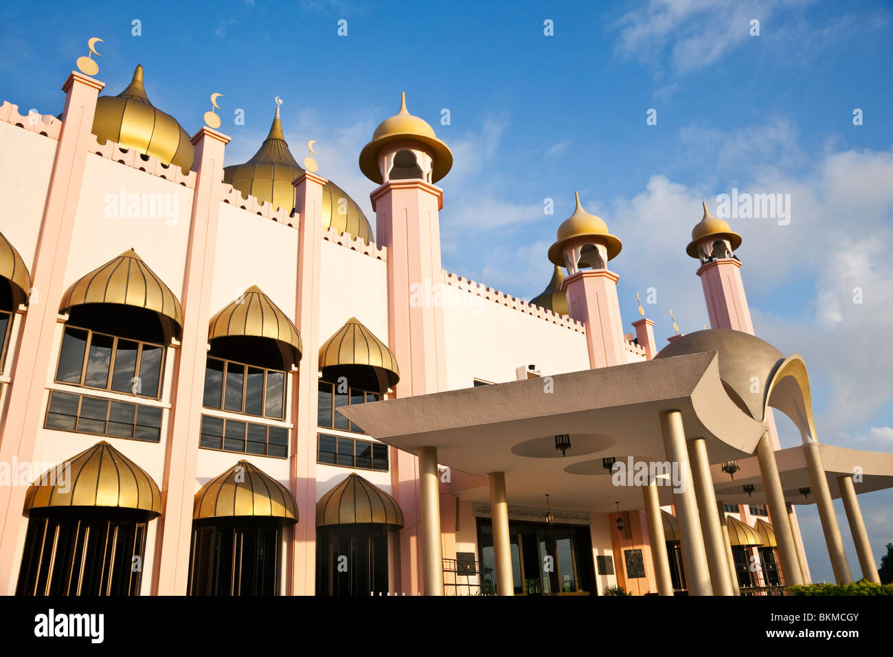 The old Sarawak State Mosque also known as the Kuching Mosque. Kuching ...