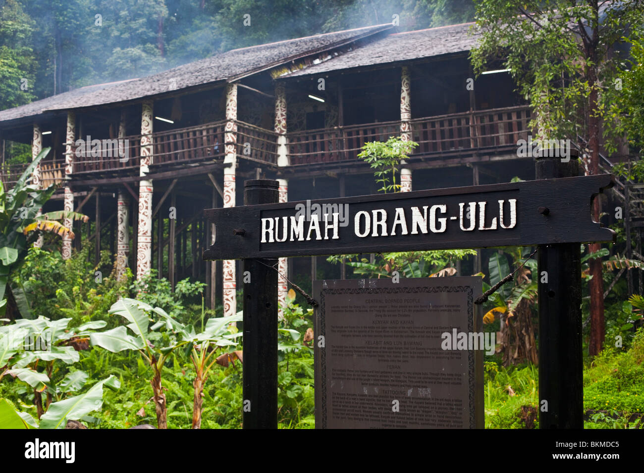 Orang Ulu Longhouse at the Sarawak Cultural Village, Damai Beach ...