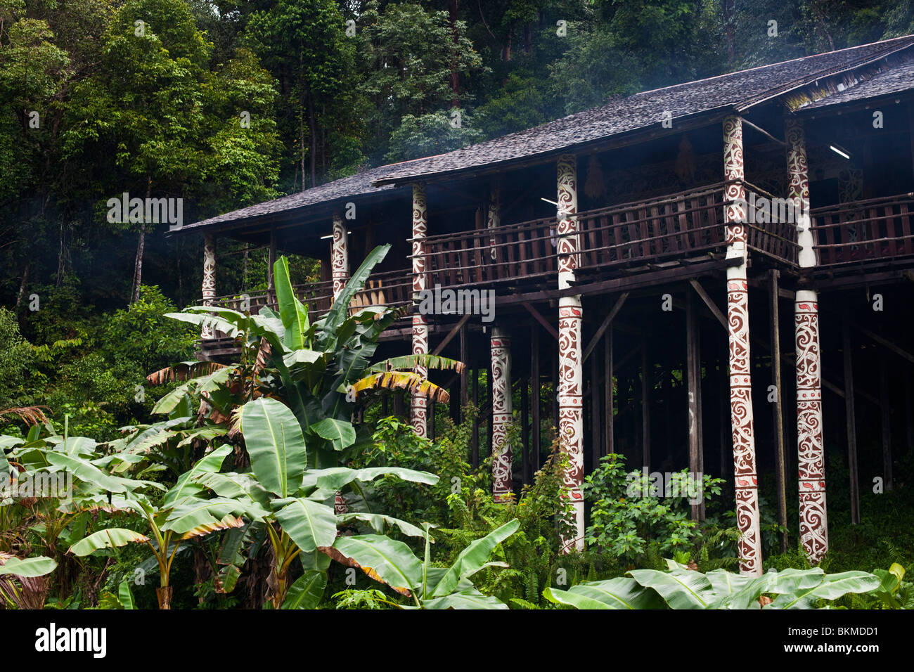 Orang Ulu Longhouse at the Sarawak Cultural Village, Damai Beach ...