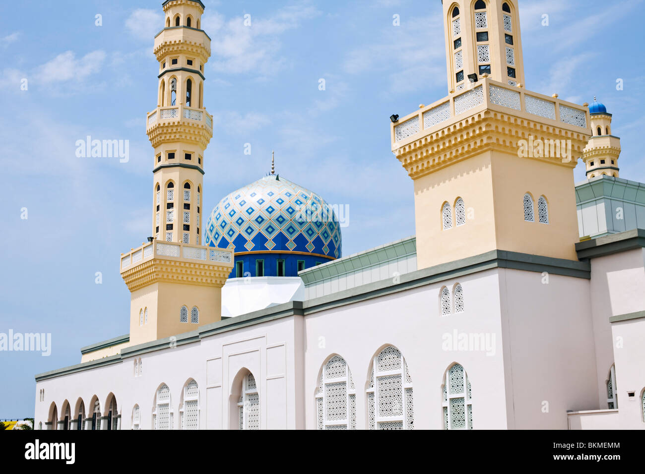 Kota Kinabalu City Mosque at Likas Bay. Kota Kinabalu, Sabah, Borneo ...